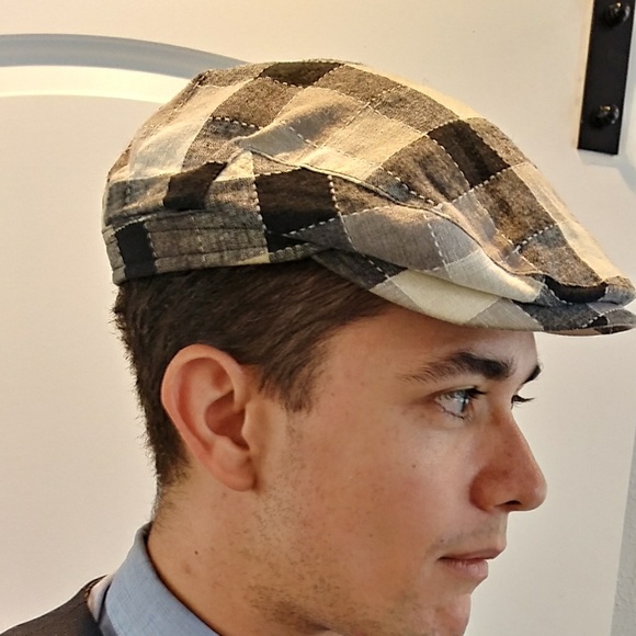Mayser | Accessories | Mens Checkered Newsboy Flat Cap | Poshmark